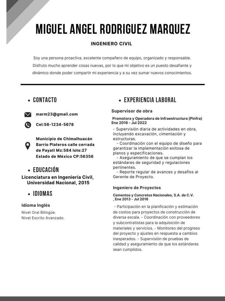 Curriculum Supervisor | PDF | Ingeniería
