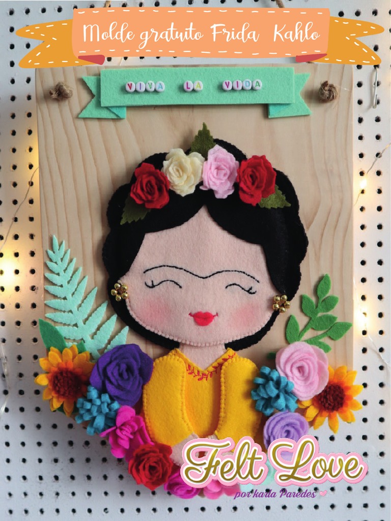 Molde Gratuito Frida Kahlo | PDF