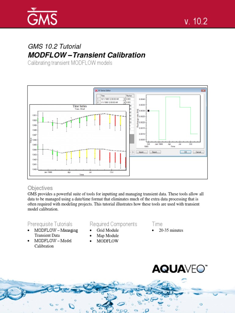 MODFLOW TransientCalibration | PDF