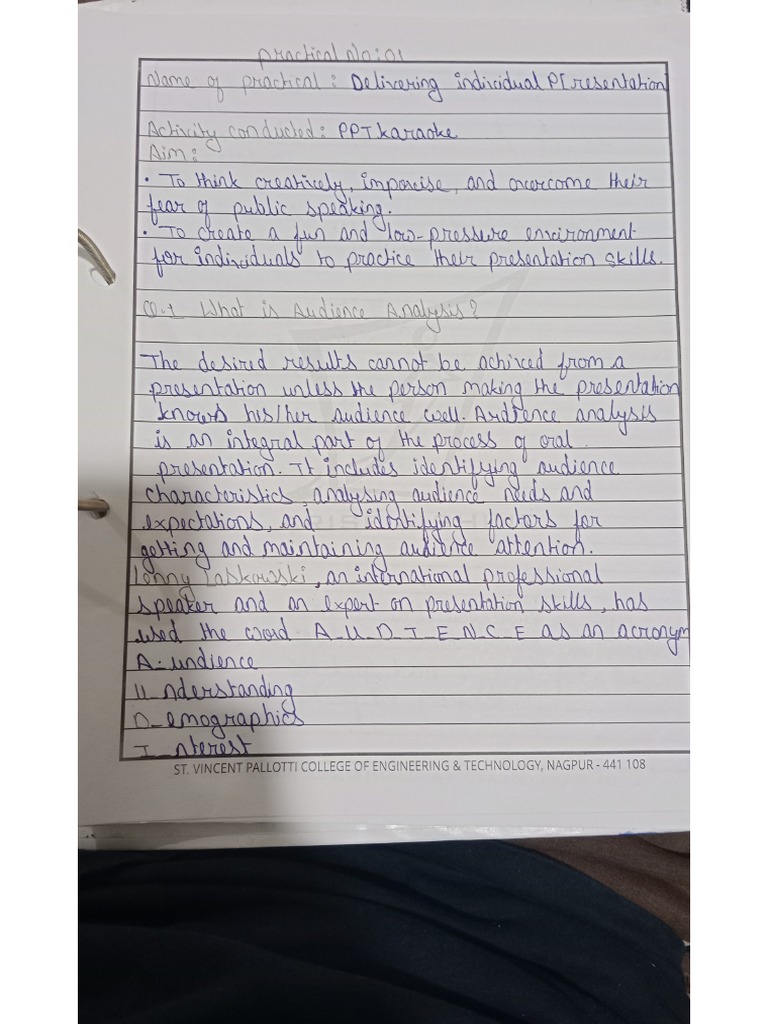 Communication Skills Practical | PDF