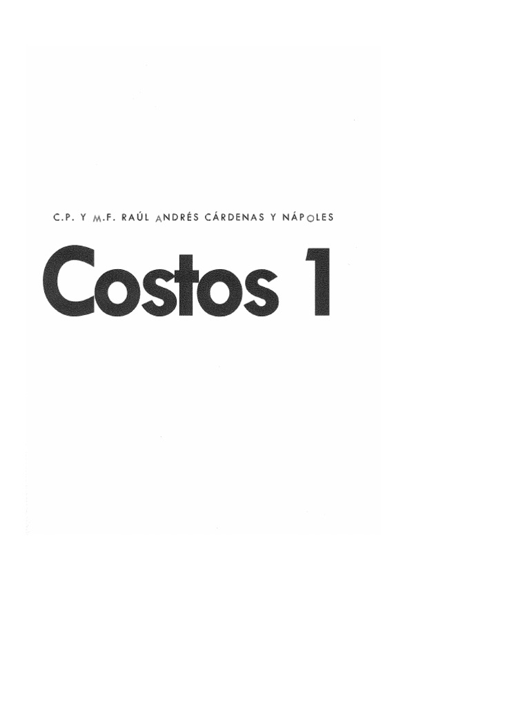 Costos1 | PDF