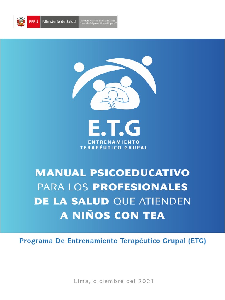 Manual Psicoeducativo para Los Profesionales de La Salud Que Atienden A ...