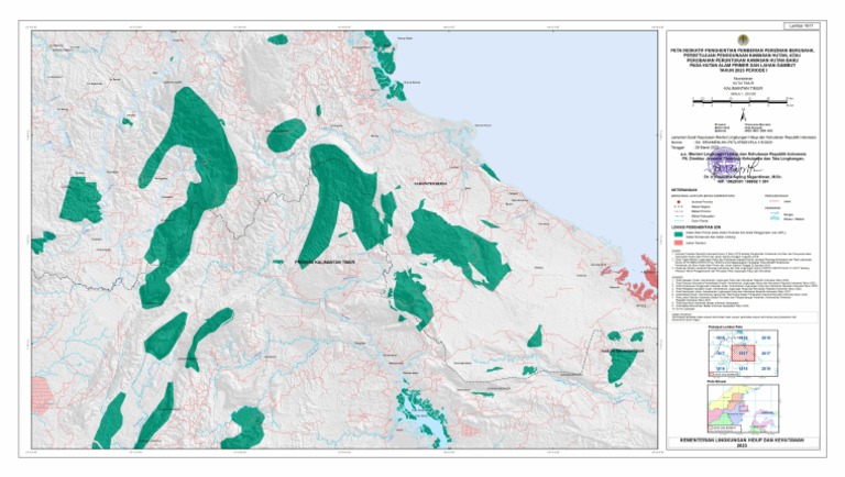 Peta PIPPIB 2023 Periode I Lembar 1917 | PDF