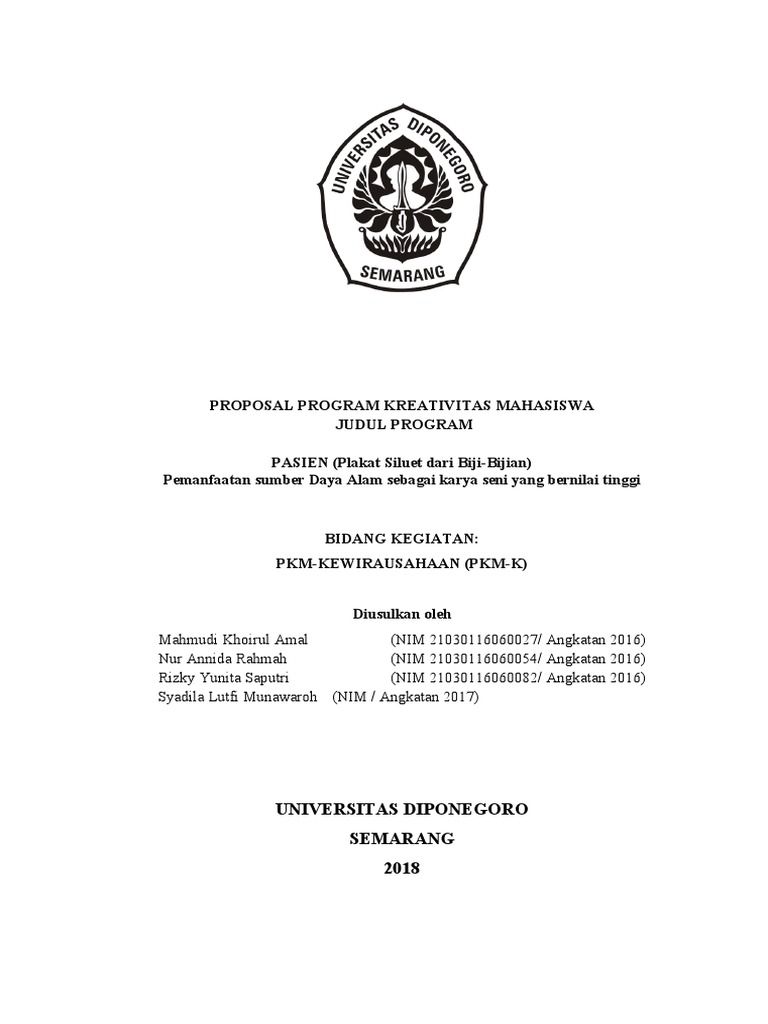 Pasien Undip PKMK | PDF
