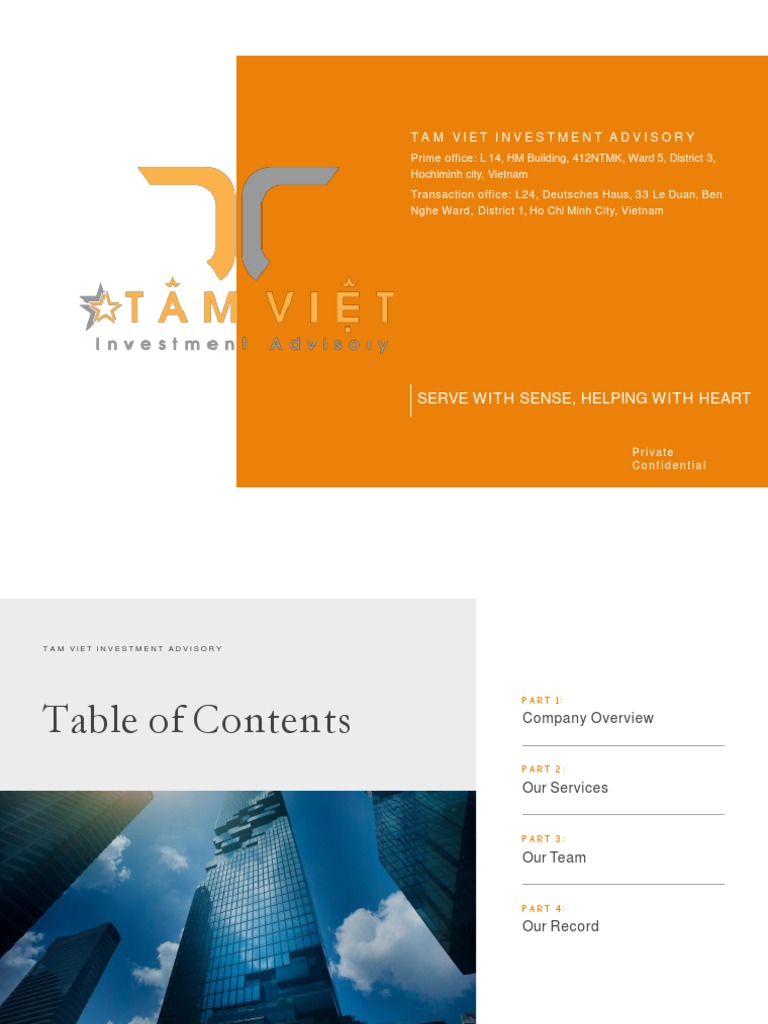 Profile Tam Viet Advisory 2023 | PDF | Law