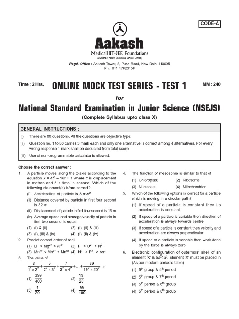 Olympiad KVPY Solutions NSEJS | PDF | Friction | Gases