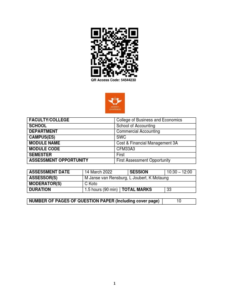 CFM33A3 2022 AO2_Students(1) | PDF
