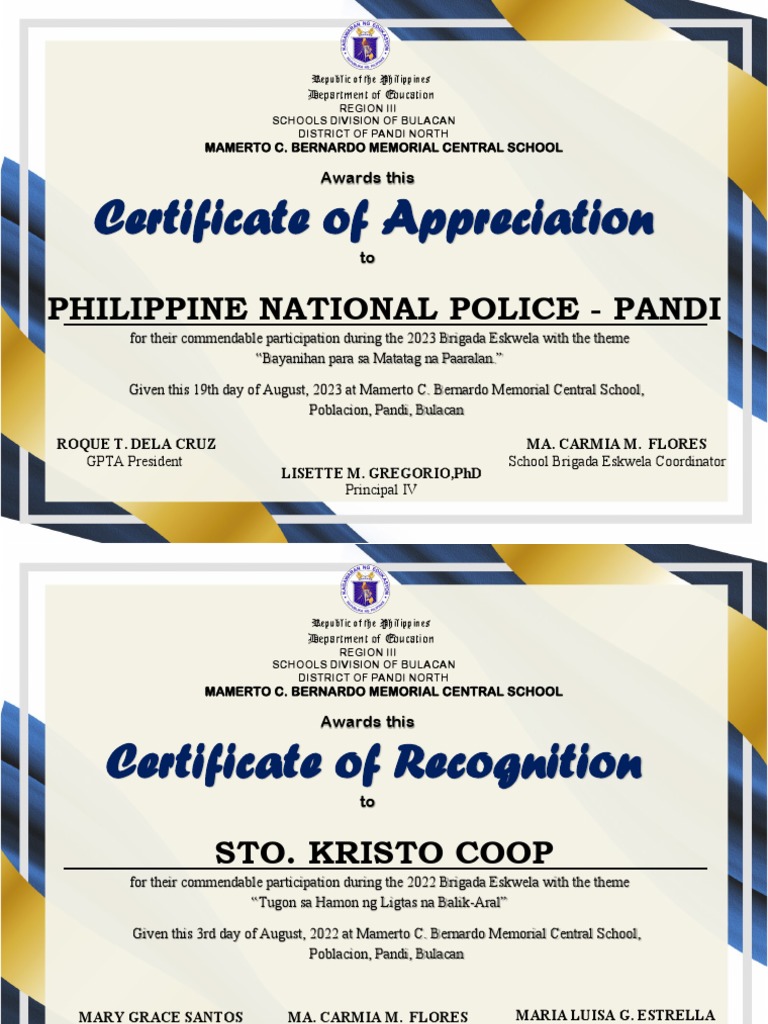 Brigada-Certificate BATCH 2 | PDF