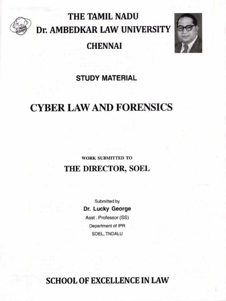 15 Cyber Law and Forensics | PDF