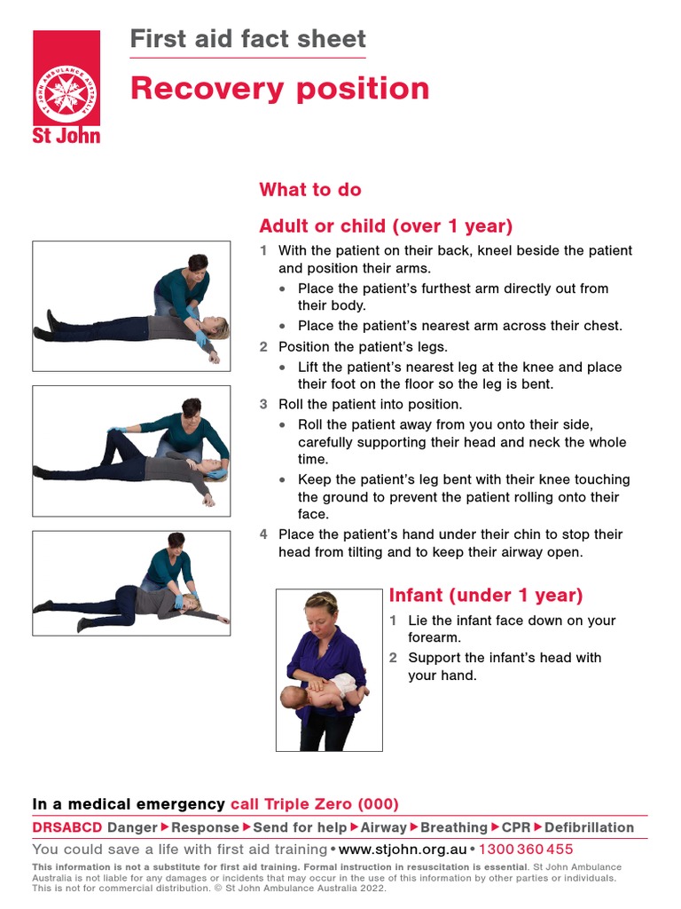 First Aid: Recovery Position Guide | PDF
