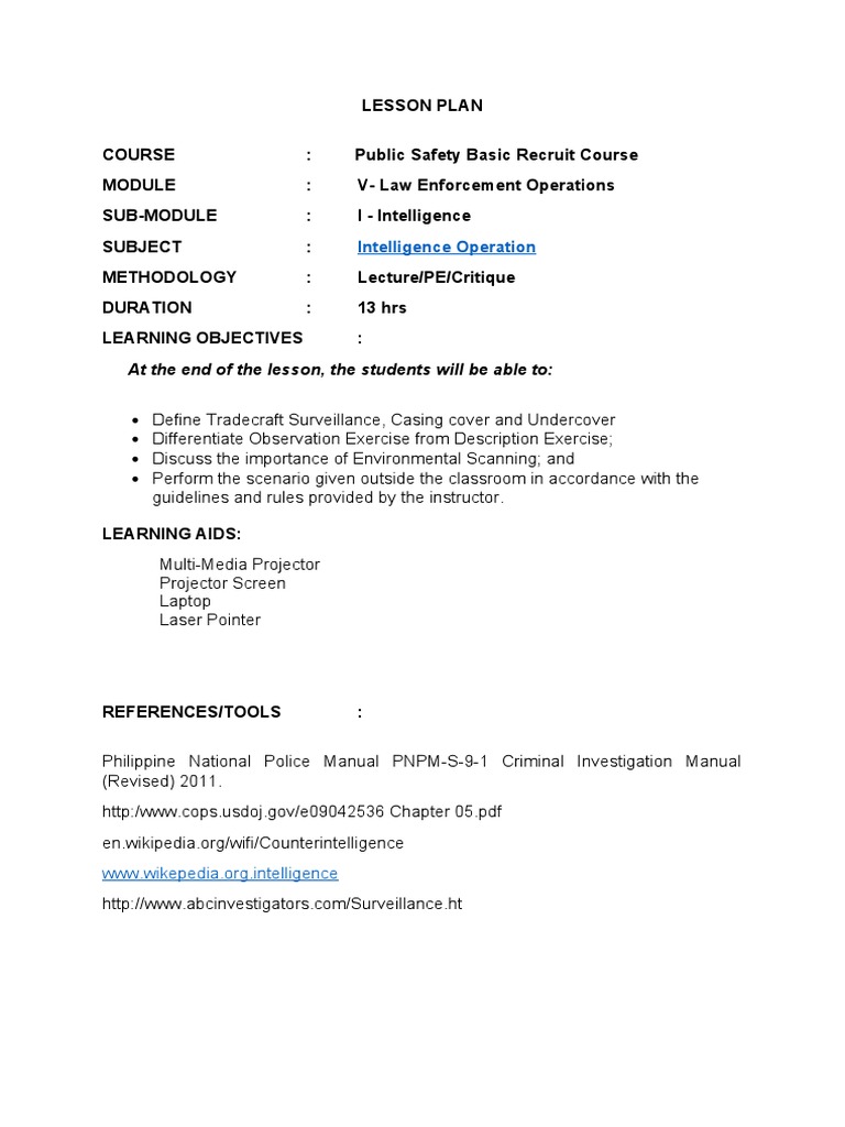 PSBRC Module 5 - Intel Operation | PDF