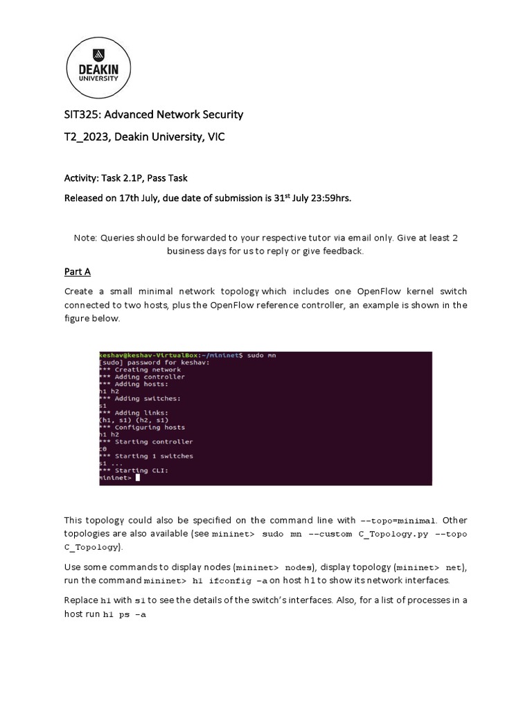 Sit325-2 1P | PDF | Network Topology | Computer Network
