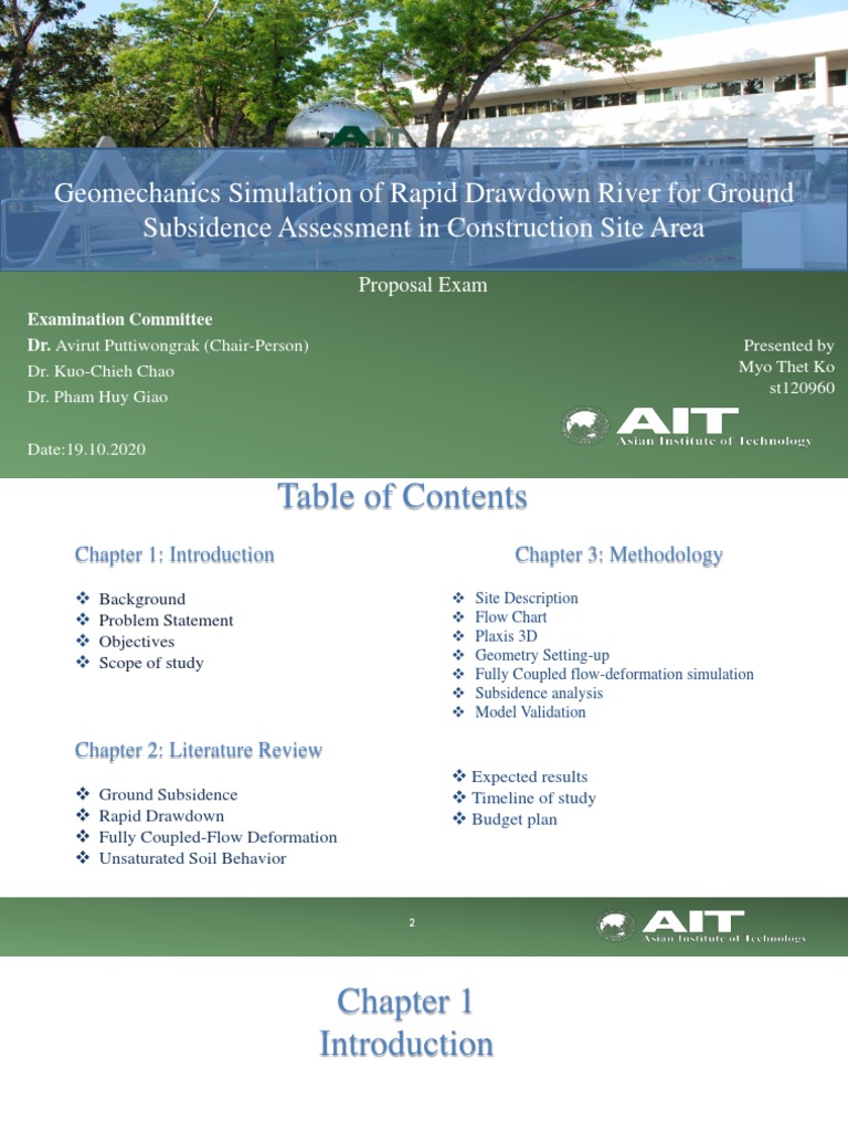 Geomechanics Simulation of Rapid Drawdown River for Ground Subsidence ...
