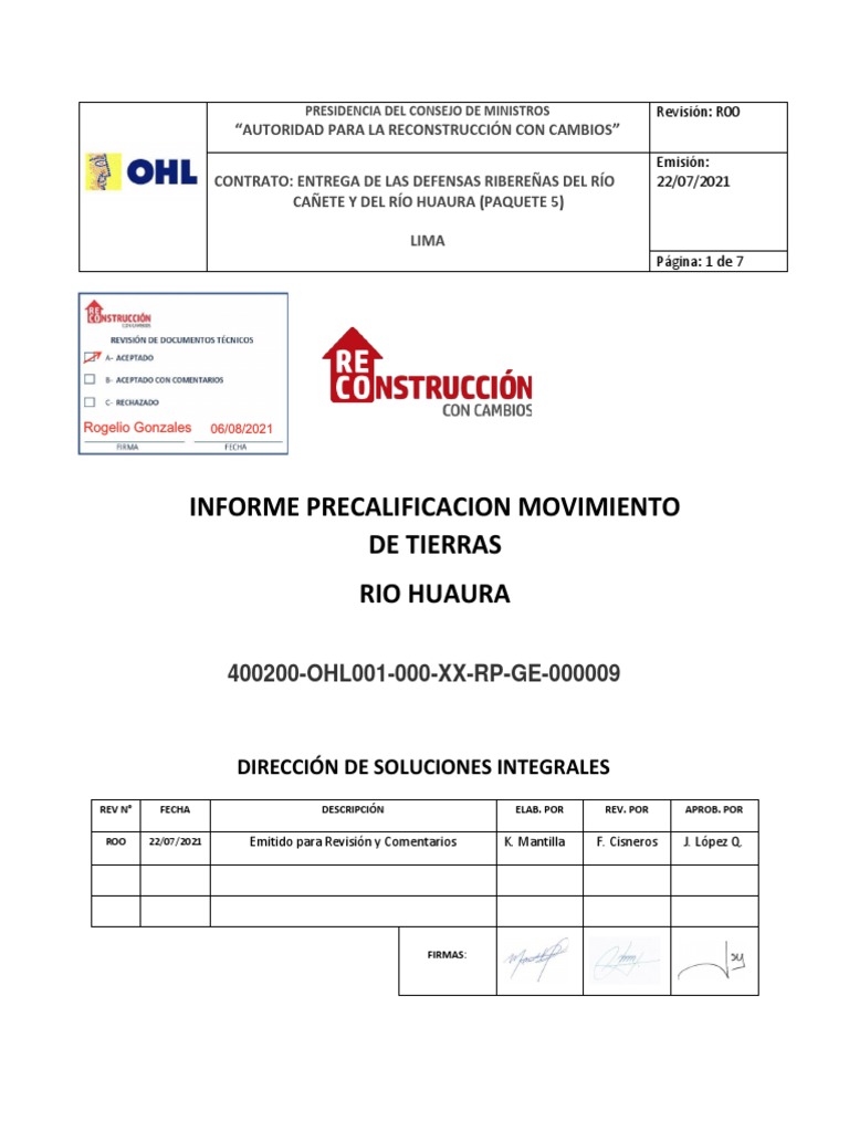 Ohl001 000 XX RP Ge 000009 R00 | PDF