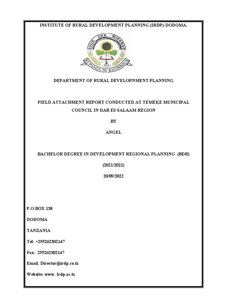 TEMEKE MUNICIPAL PROFILE | PDF