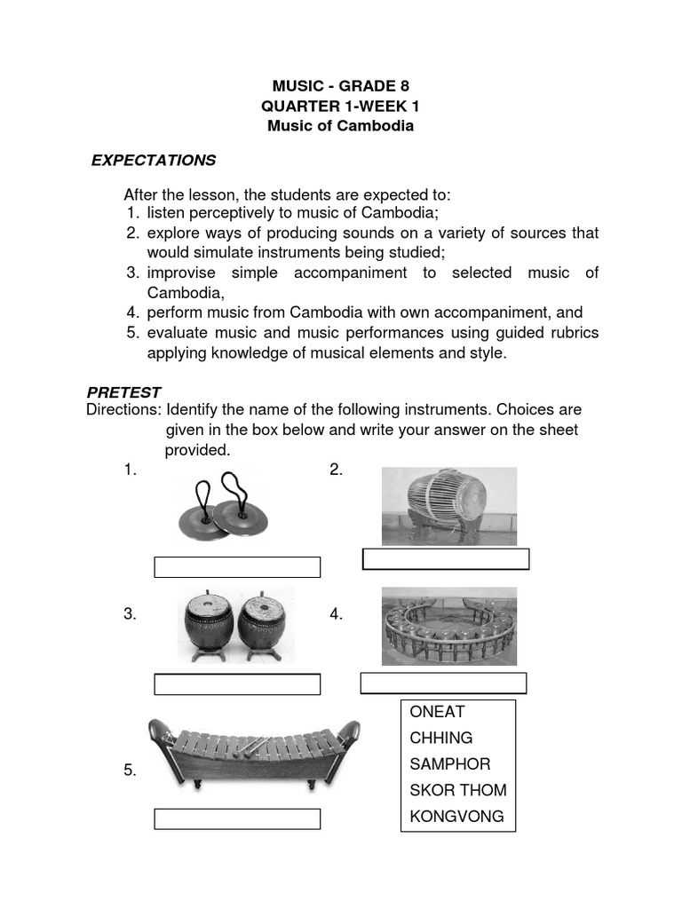 Understanding Cambodia's Pinpeat Orchestra | PDF | Cambodia | Malaysia