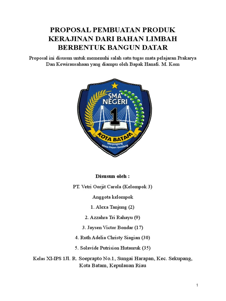 Proposal PKWU Kelompok 3 | PDF