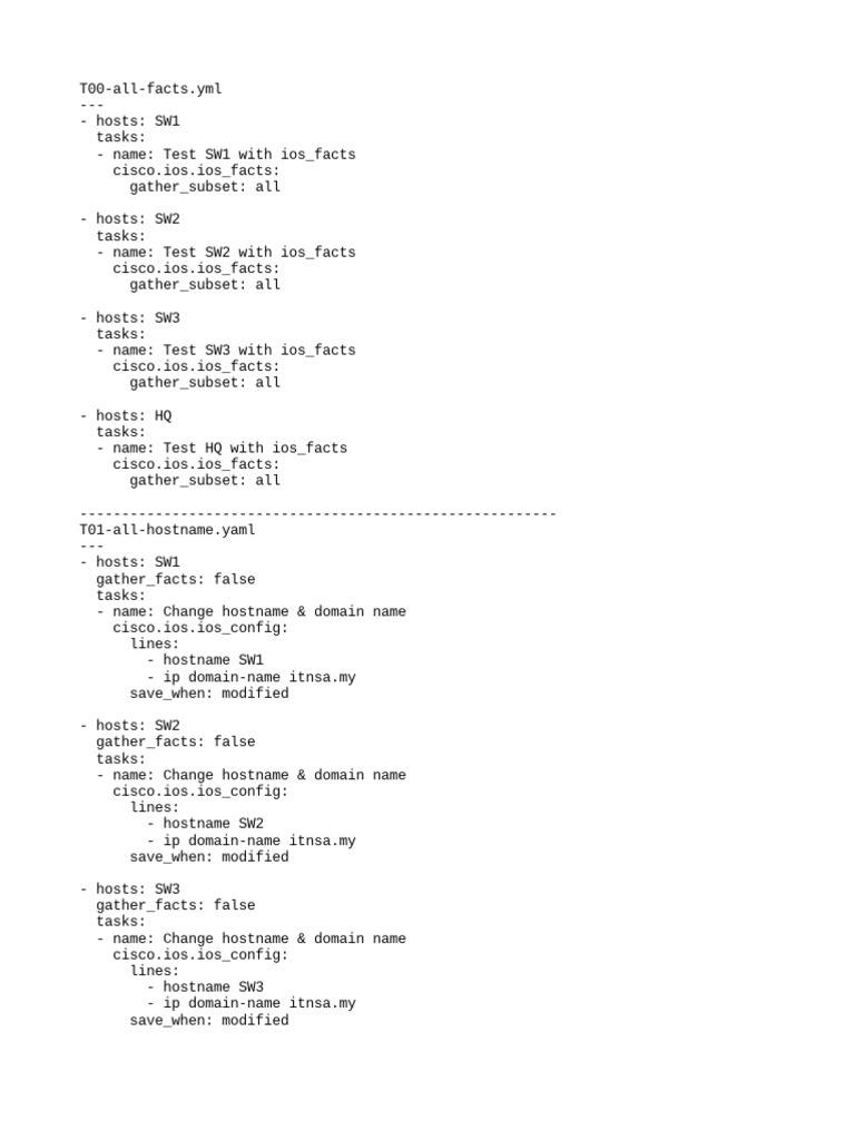 Code For Network Device | PDF