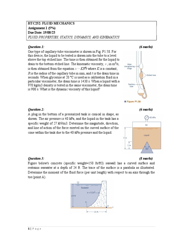 A1 | PDF | Pressure | Liquids