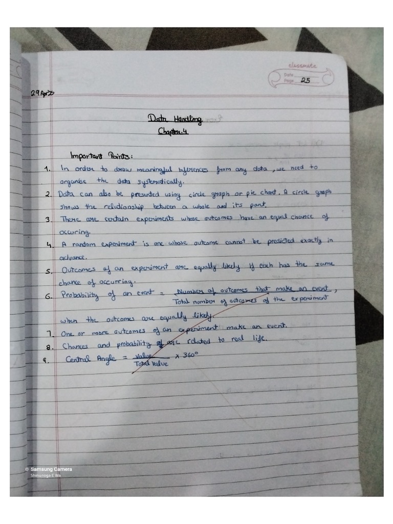 Data handling class 8 | PDF