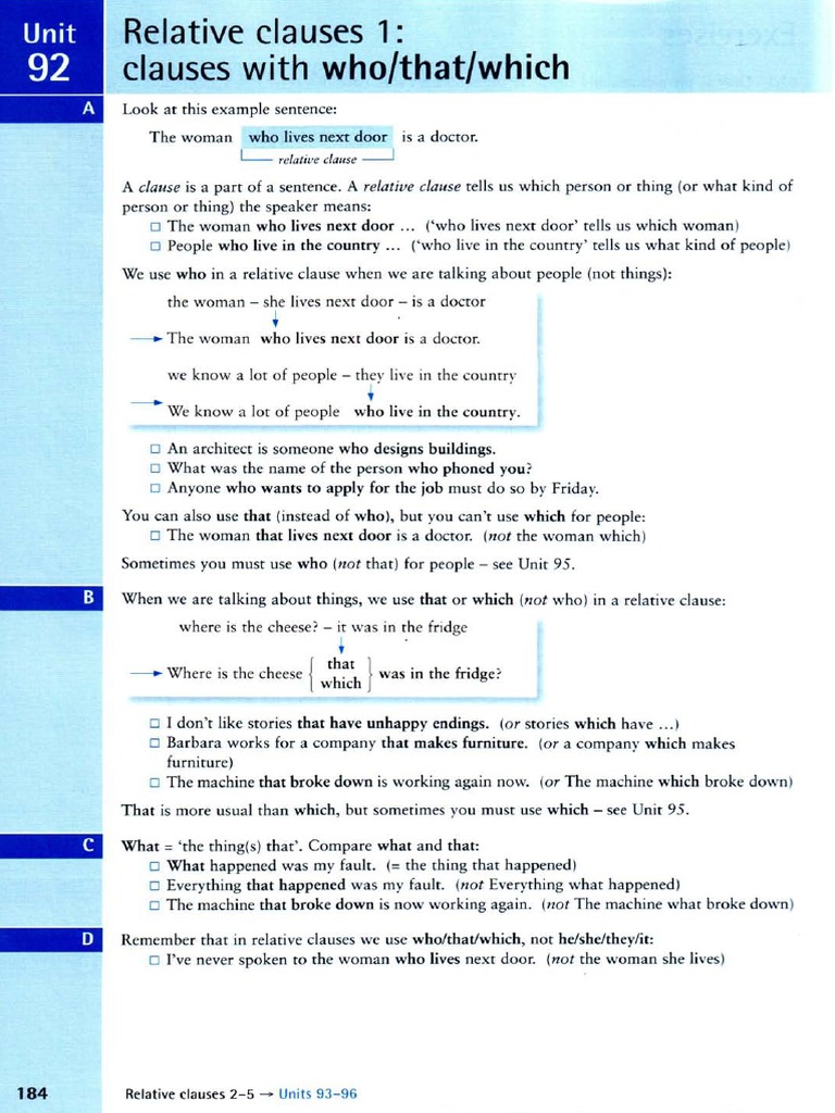 Relative Clauses | PDF