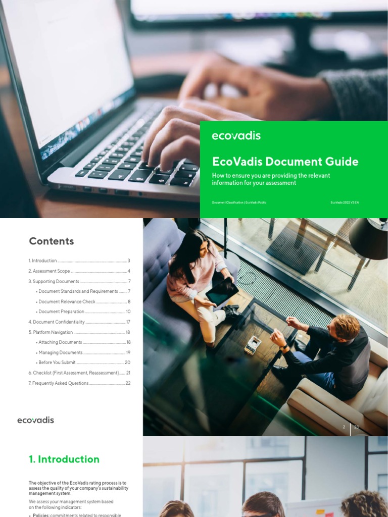 Ecovadis Document Guide EN | PDF