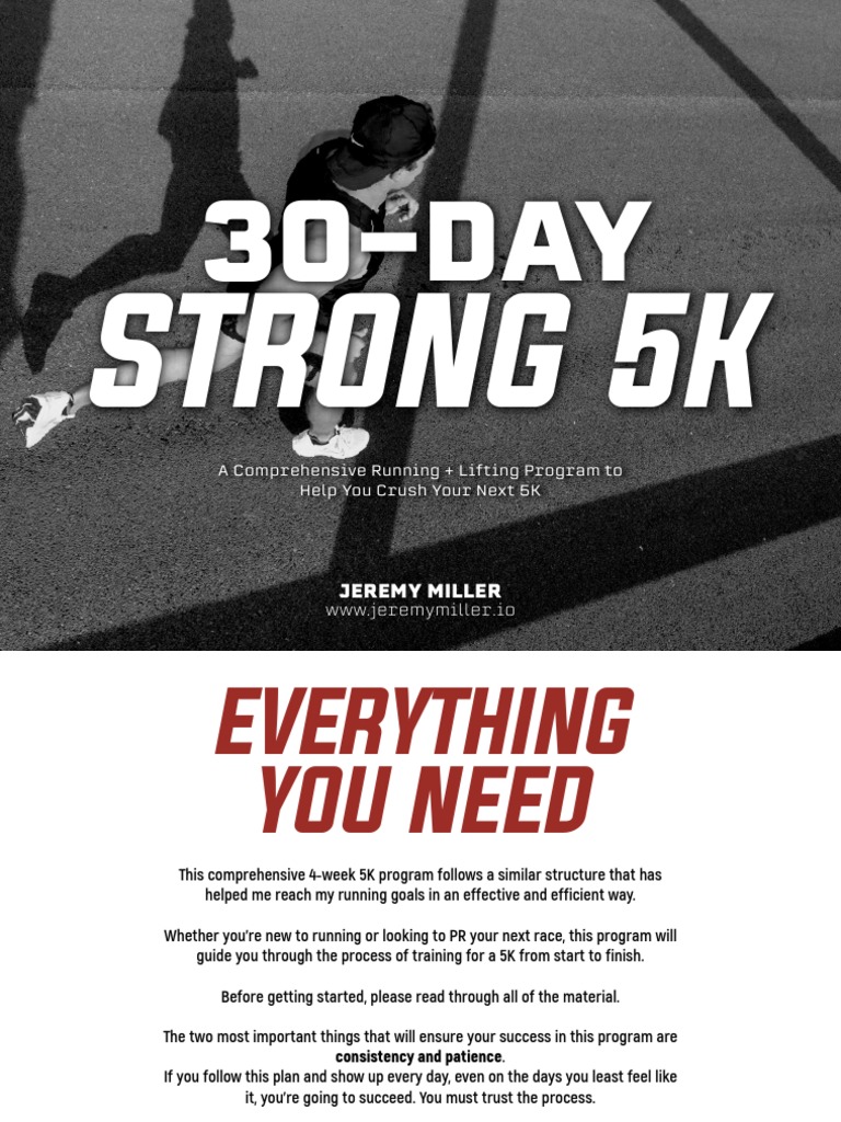 30 DAY STRONG 5K Compressed | PDF