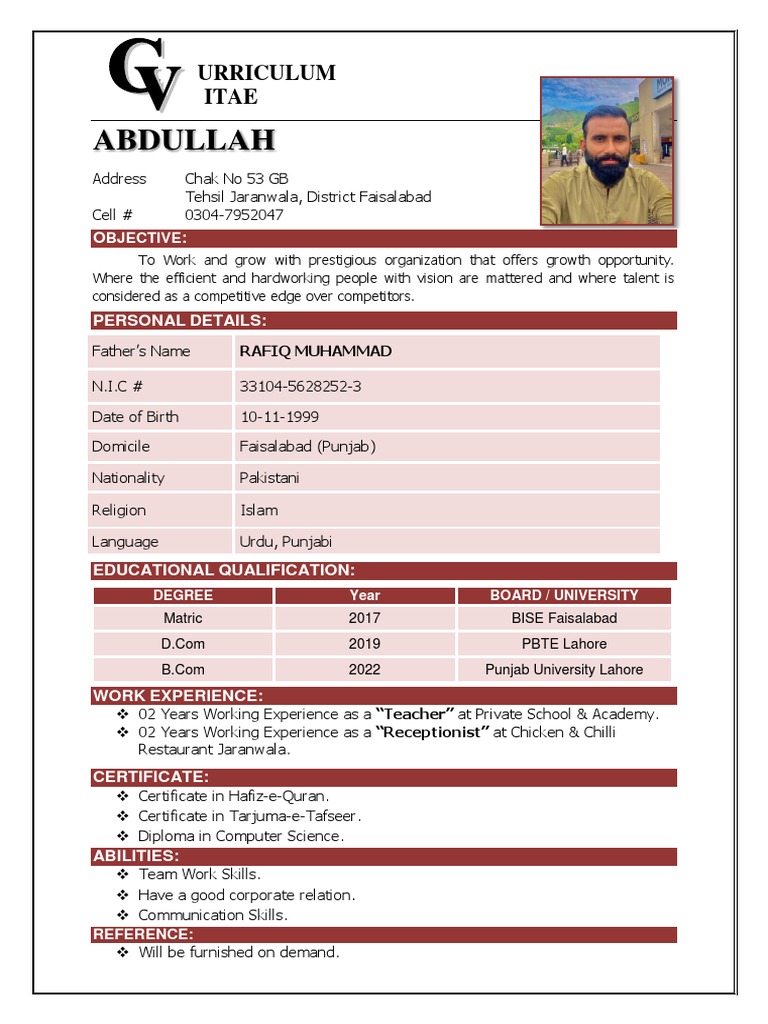 Abdullah Rafiq Muhammad | PDF