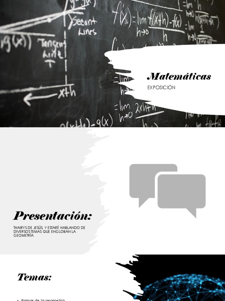 Exposición de Matemáticas | PDF