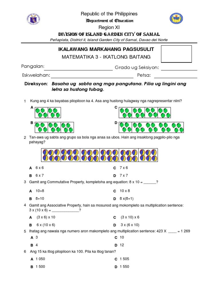Questionnaire in Math3 | PDF