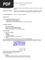 The Six Trigonometric Ratios Lesson Plan | PDF | Trigonometric ...