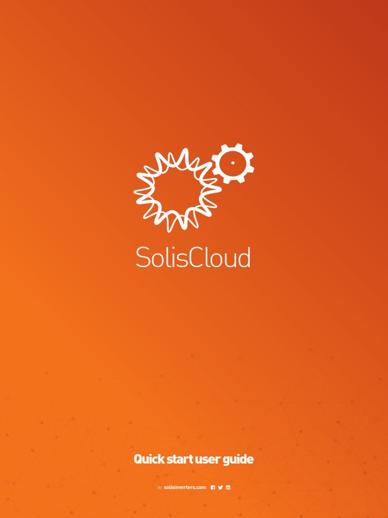 SolisCloud Quick Start User Guide | PDF