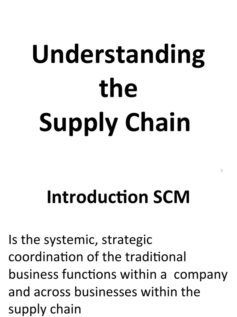 Supply Chain Management (Main) | PDF | Supply Chain Management | Supply ...