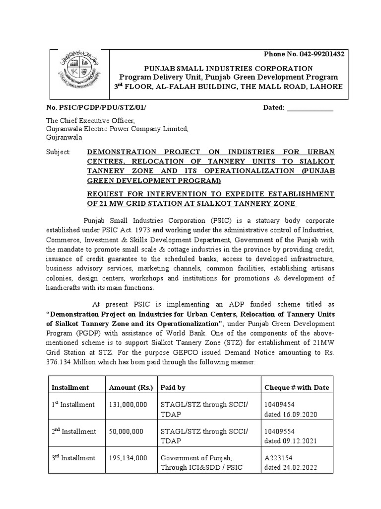 Letter To Gepco | PDF