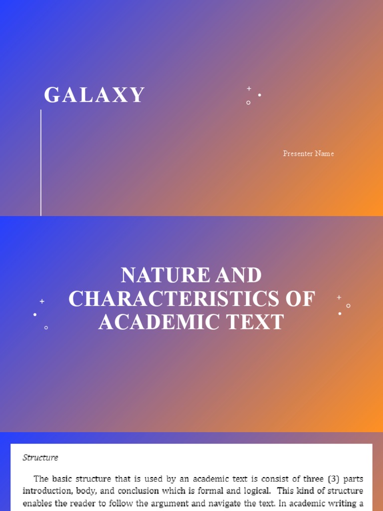 Characteristics of Academic Texts | PDF | Computers