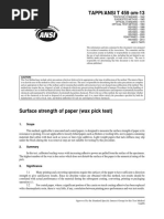 TAPPI T 441 - Water Absorptiveness (Cobb Test) | PDF | Materials