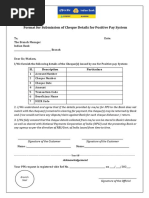 Positive Pay Confirmation Format | PDF