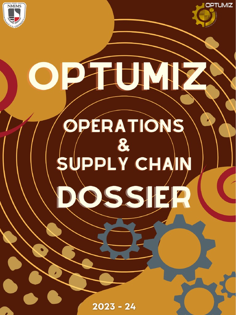 Operations and Supply Chain Dossier | PDF
