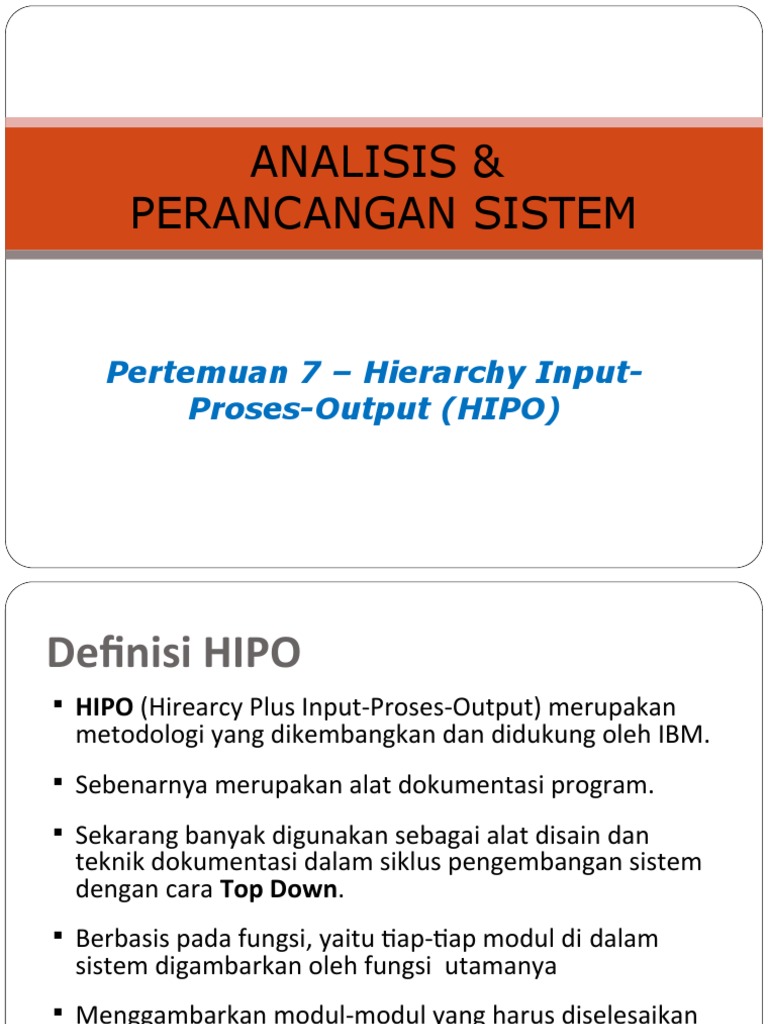 APS 7 - HIPO (Hierarchy Input-Proses-Output) | PDF | Komputer ...
