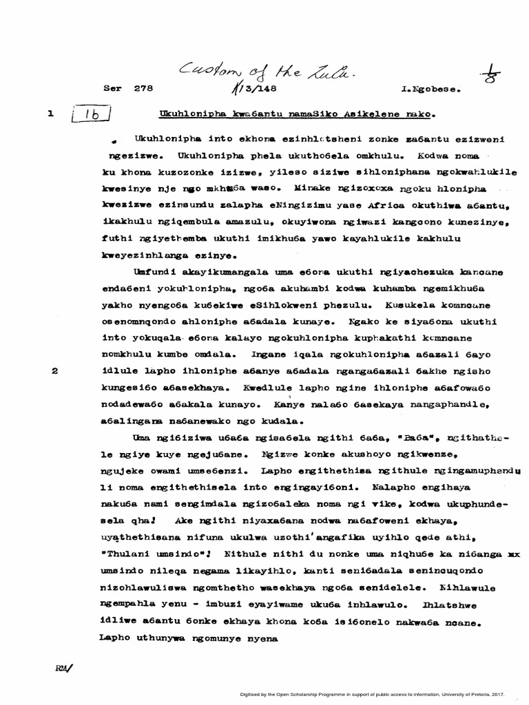 Ukuhlonipha Namasiko | PDF | Language Arts & Discipline