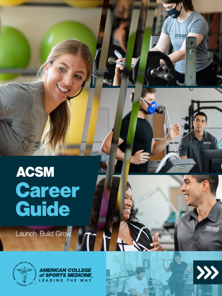 Acsm Career Guide 2022 | PDF | Personal Trainer | Physical Fitness