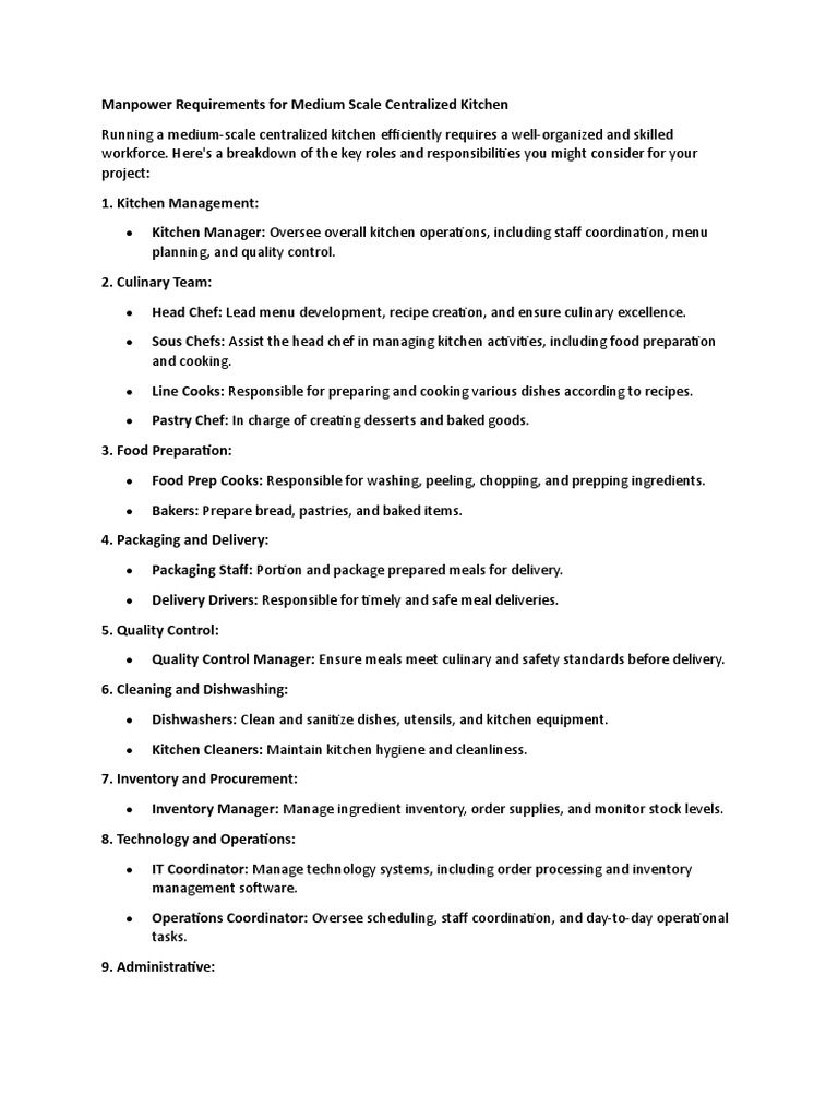 DPR - Manpower Requirements | PDF | Wellness