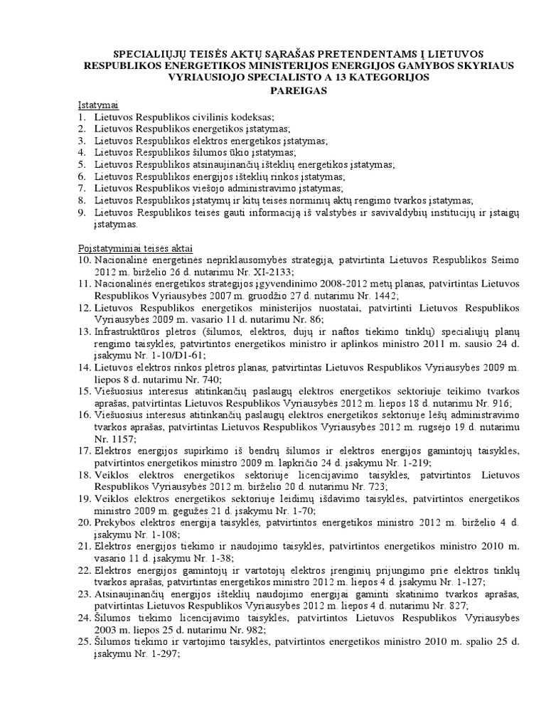 A13KATEGORIJOS TA Sarasas 130423 | PDF
