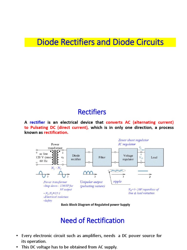 Module 3 - Rectifiers | PDF