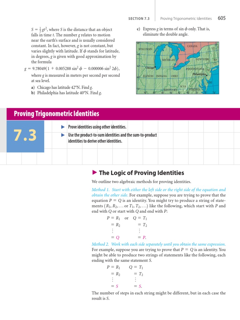 Proving Trigonometric Identities Guide | PDF