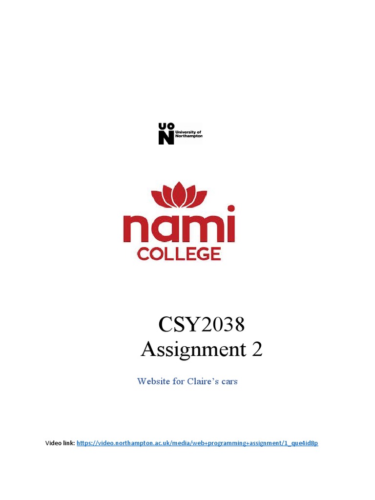 Csy2028 Assignment 2 Report Pdf