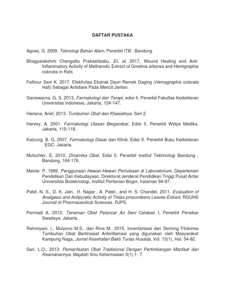 Daftar Pustaka | PDF