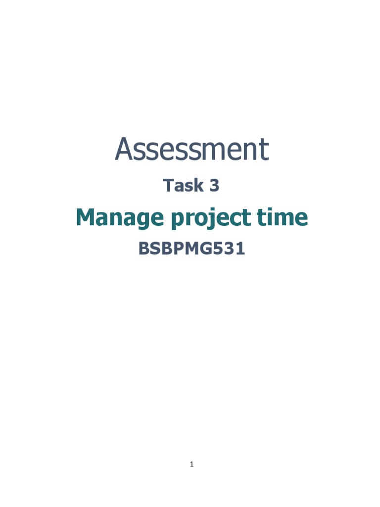 531 Task 3 | PDF