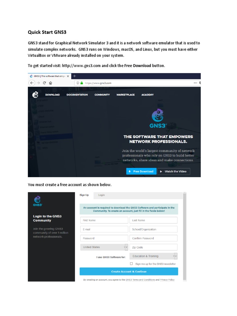 02 Quick - Start - GNS3 | PDF
