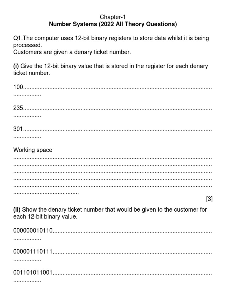 Binary and Hexadecimal Number Systems | PDF | Usb Flash Drive | Flash ...